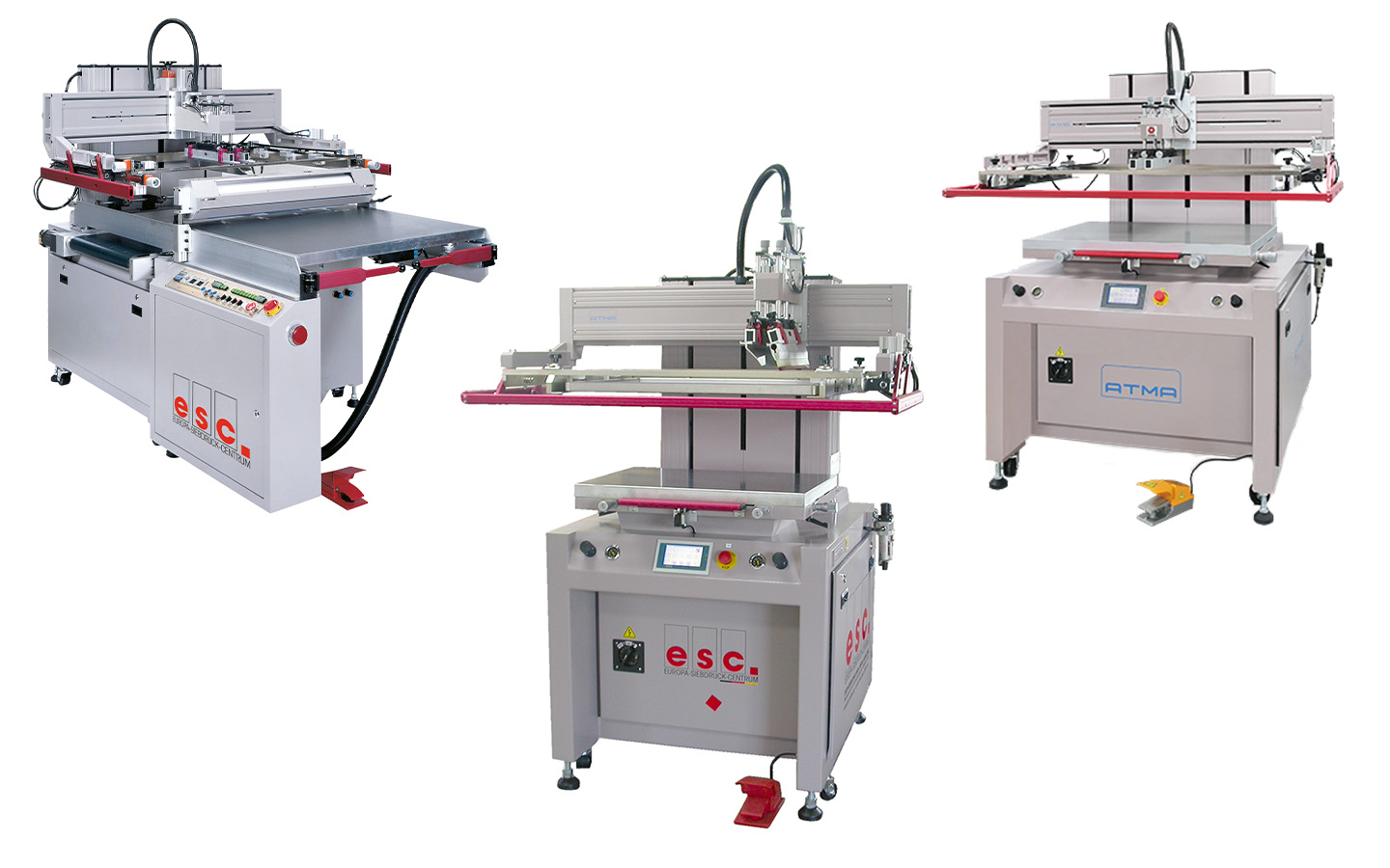 Screen printing machines from ATMA – Professional screen printing